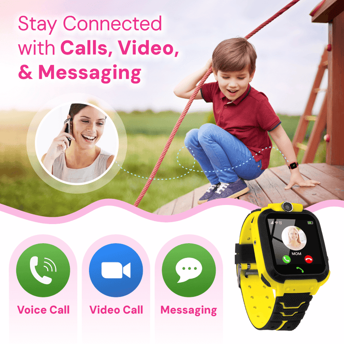Kids Sonic Pro Smart Watch With Audio Calls, Messages & Games