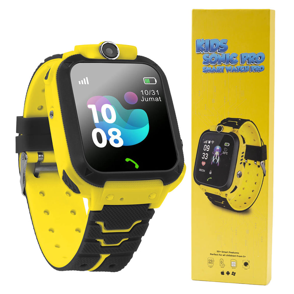Kids Sonic Pro Smart Watch With Audio Calls, Messages & Games